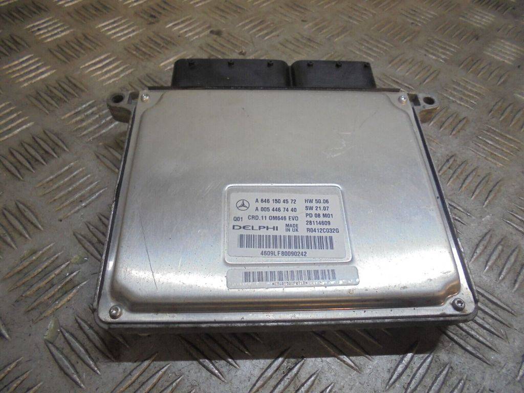 Engine Computers - MERCEDES BENZ W204 C220 CDI ECU COMPUTER BOX A6461504572 A0054467440 CRD.11 ...